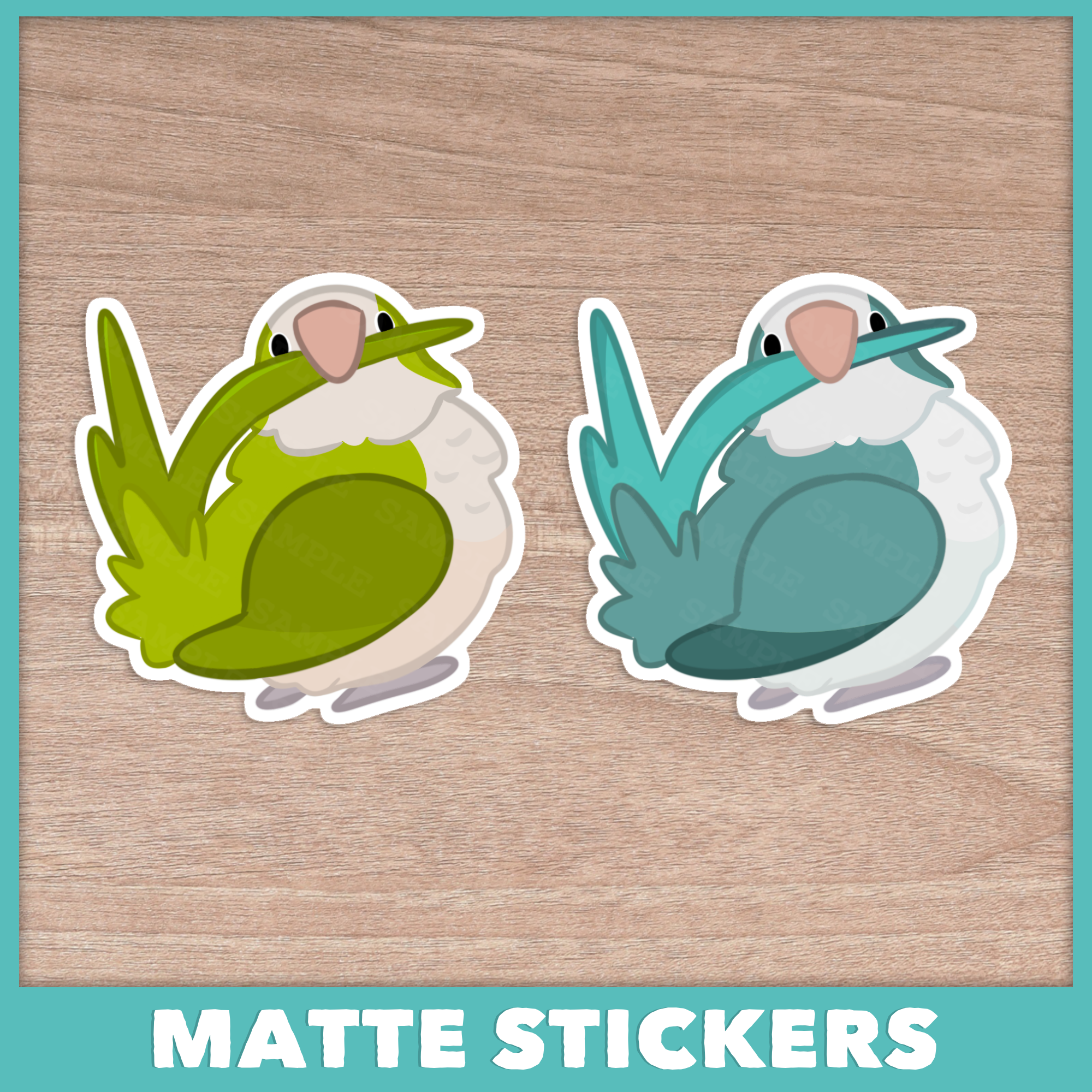 Quaker Preeners Stickers – Fish & Chirps